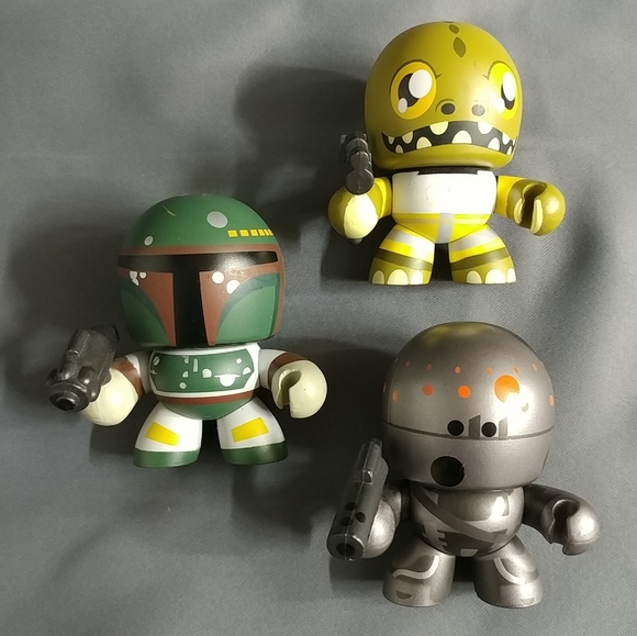 Mighty Muggs | Toys | 3pc Mighty Muggs Star Wars Figures | Poshmark